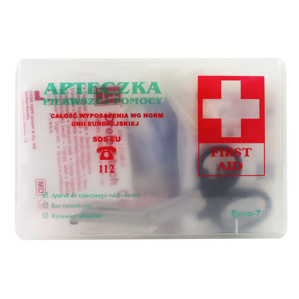 First aid kit type b euro-7 transparent | Wasserman.eu
