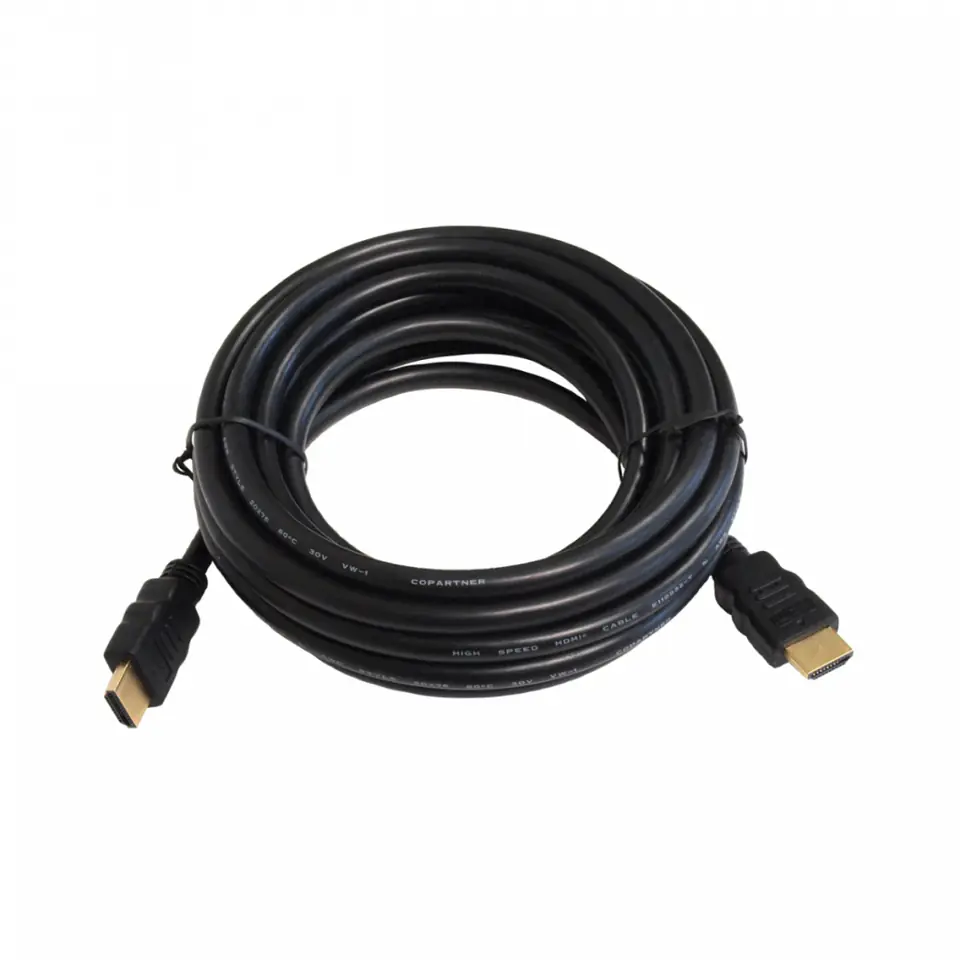 HDMI 1.4 male / HDMI cable 5M with ETHERNET ART oem | Wasserman.eu