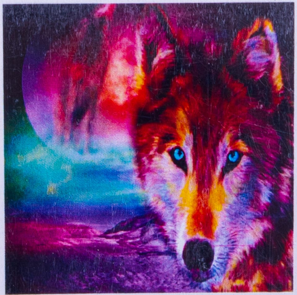 Embroidery Diamond Mosaic 5D Painting Wolf Full | Wasserman.eu