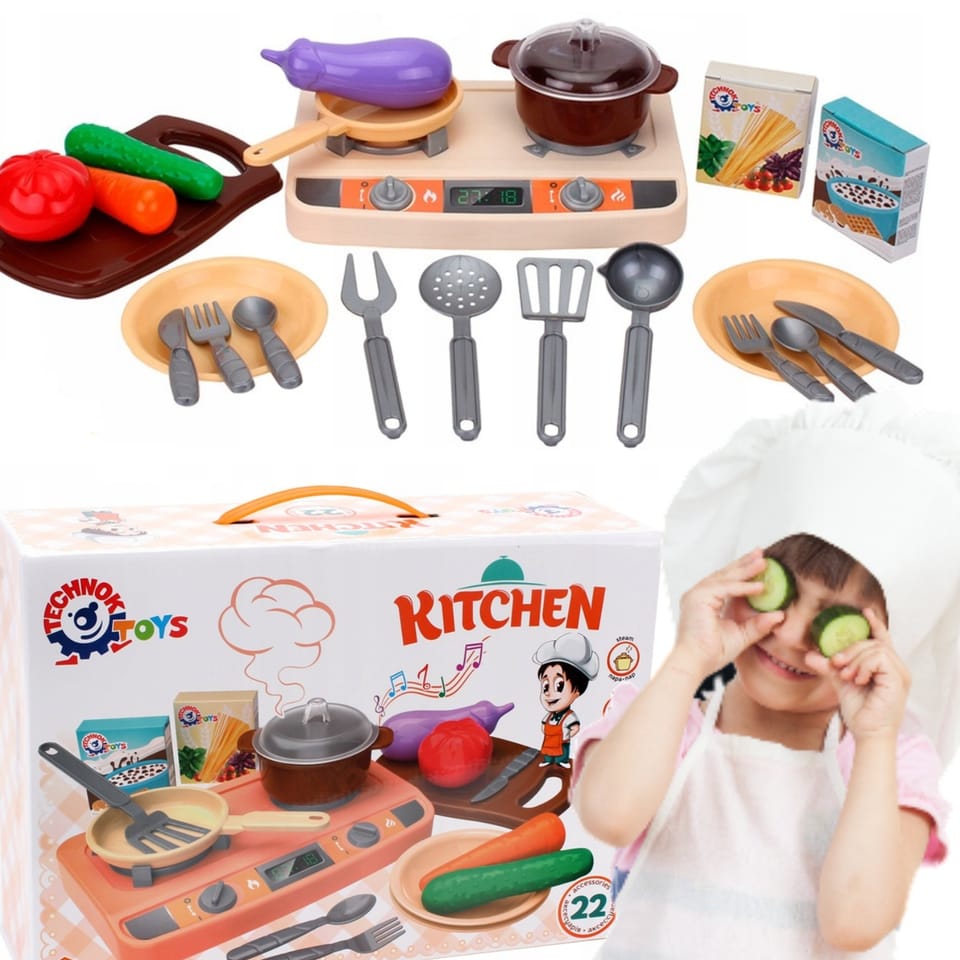 STOVE FOR CHILDREN KITCHEN SOUNDS STEAM POTS HIT | Wasserman.eu