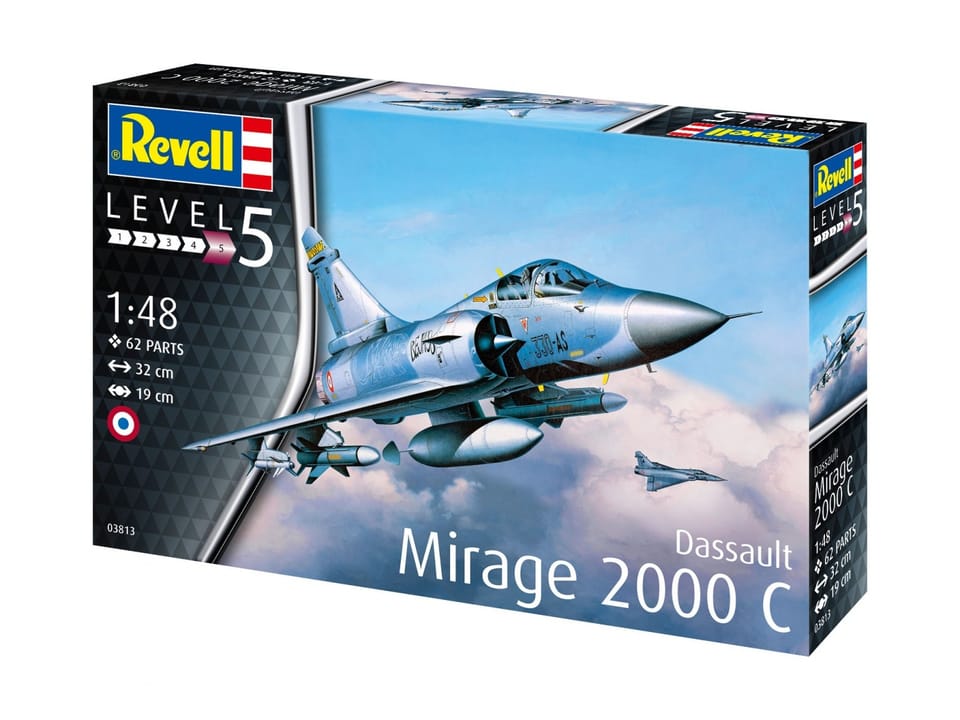 Plastic model Dassault Mirage 2000c 1/48 | Wasserman.eu