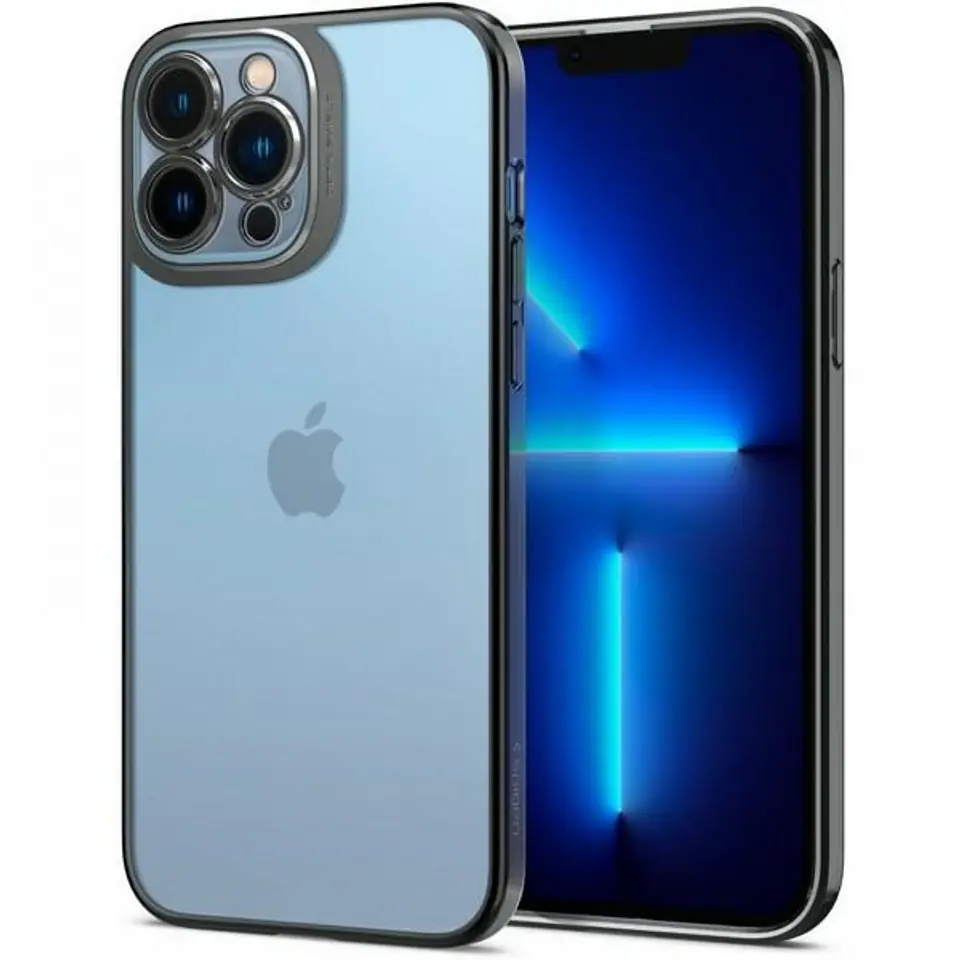 Spigen Optik Crystal iPhone 13 Pro Chrome grey ACS03288 | Wasserman.eu