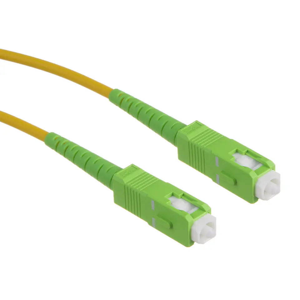 Patch cable optical fiber Maclean, SC/APC-SC/APC, single-mode, length ...