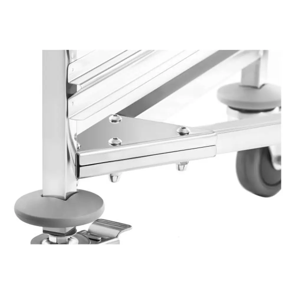 Wózek transportowy gastronomiczny stalowy do tac lub pojemników GN 20 x ...