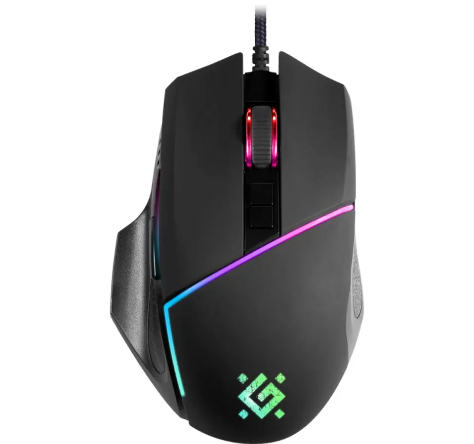 Gaming, optic, wired mouse DEFENDER GM-880L WARFAME 12800dpi 8P RGB ...