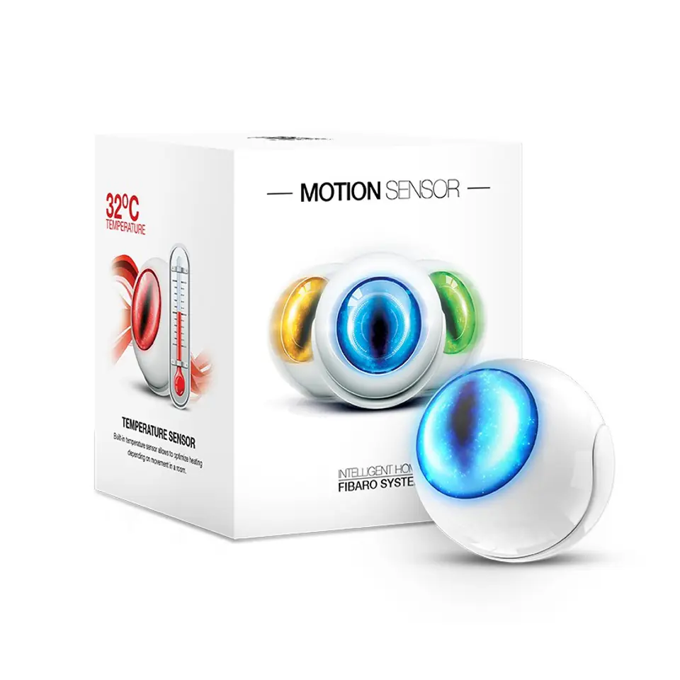Fibaro Fgms 001 Zw5 Motion Detector Passive Infrared Pir Sensor