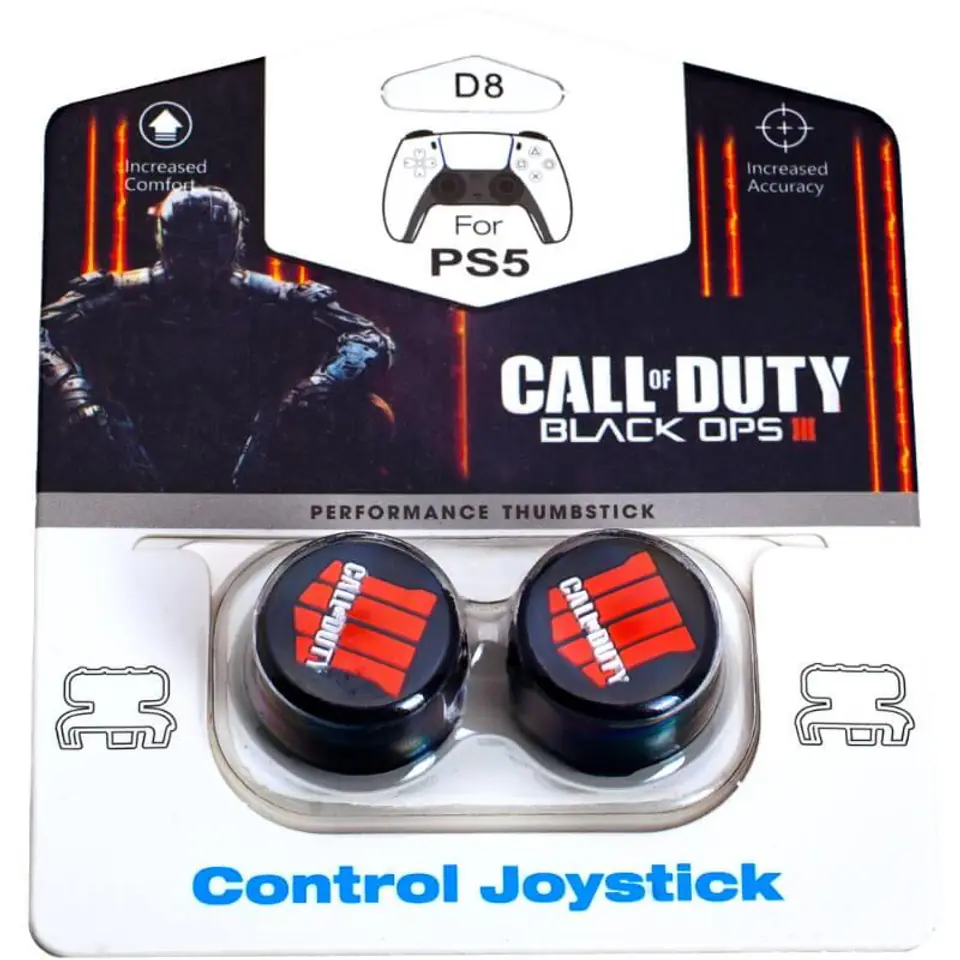 Call of Duty Black Ops BLACK XXL Controller Overlays | Wasserman.eu