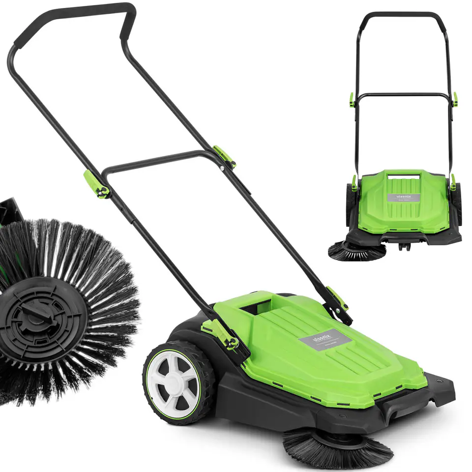 Manual storage sweeper for sand leaves cubes 1 brush 20 l 55 cm | Wasserman.eu