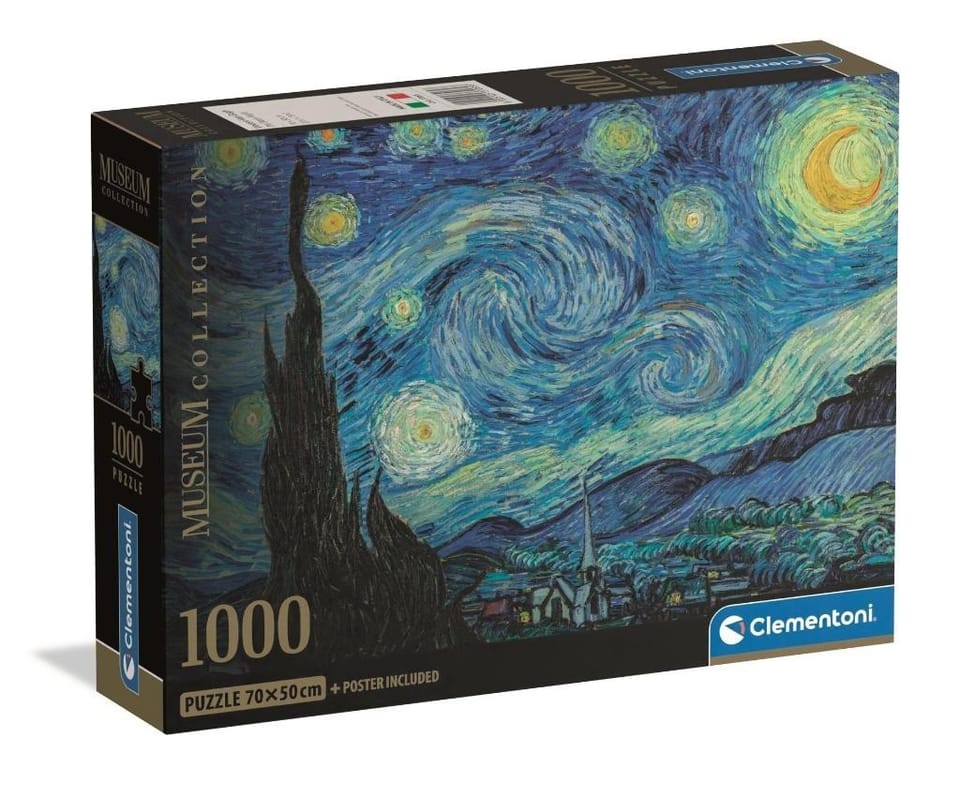 Puzzle 1000 Museum Van Gogh, The Starry Night | Wasserman.eu