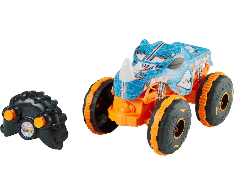 Mattel JBK11 Samochód RC Hot Wheels Monster Truck Rhinomite | Wasserman.eu