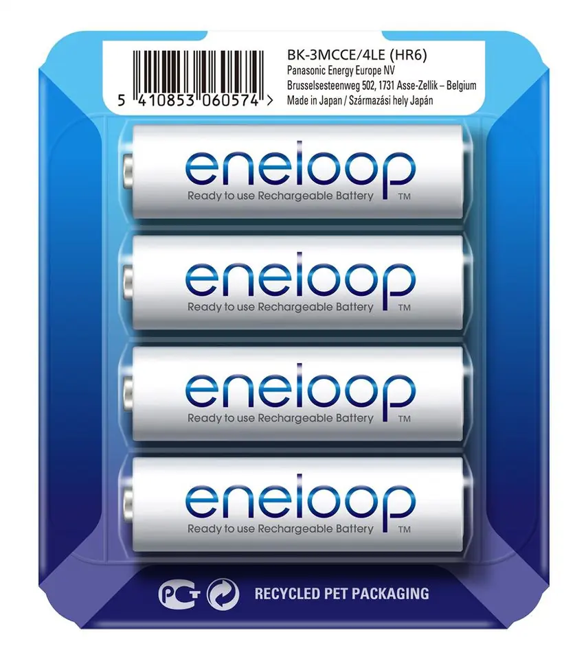 Eneloop AA 1900 mAh 4 pcs sliding pack | Wasserman.eu