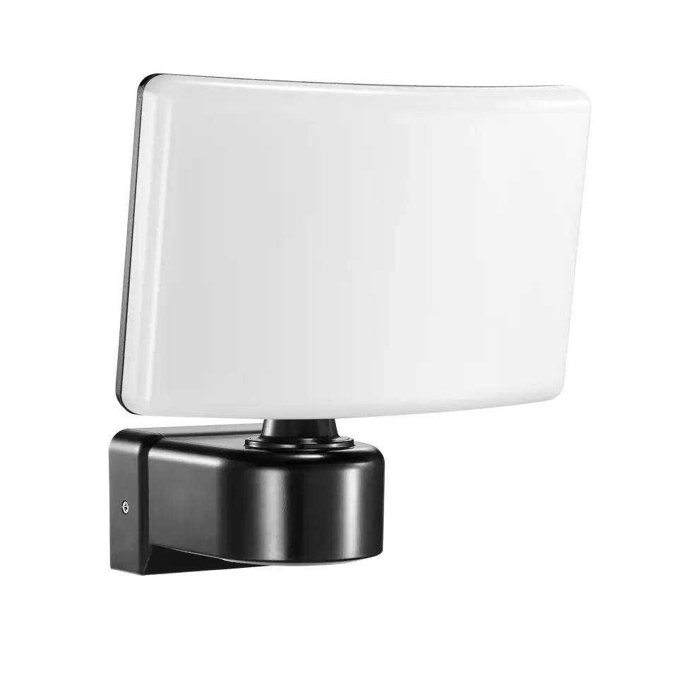 TOS LED 30W garden floodlight, 2200lm, IP65, 4000K, PC, black ...