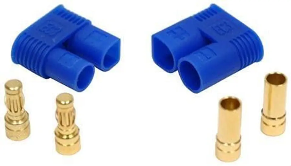 CONNECTORS EC3 BANAN 3 mm with housing, Plug + Socket | Wasserman.eu