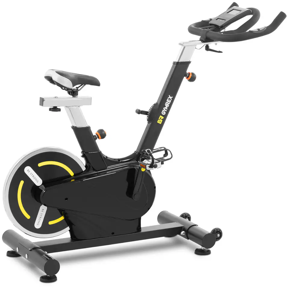 Rower rowerek stacjonarny spinningowy treningowy do 130 kg - koło ...