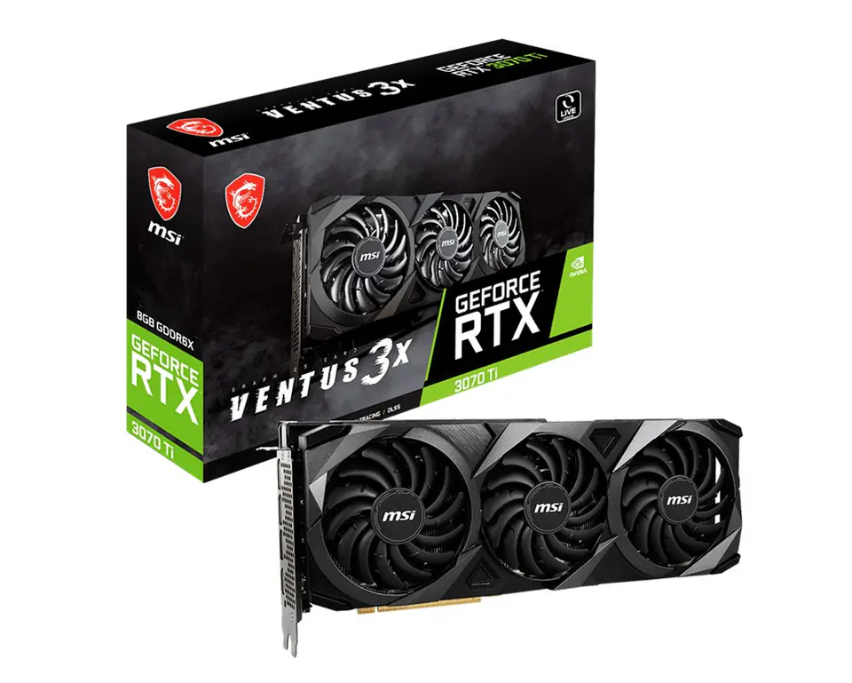 MSI GeForce RTX 3070 Ti VENTUS 3X 8G OC NVIDIA, 8 GB, GeForce RTX 3070 ...