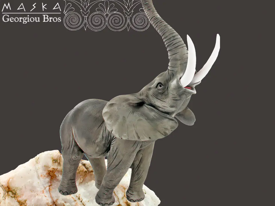 Barnabas elephant -Greek alabaster | Wasserman.eu